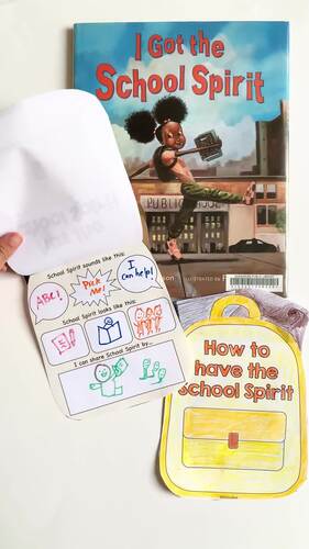 I Got the School Spirit Book Craft: Back to School Activity ELA Community
