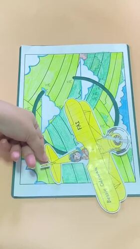 Women’s History Month | Bessie Coleman: Be Brave! Airplane Slider Craft