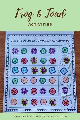 Frog & Toad are Friends Activities by Nomadic Bee | TPT