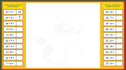 Digital Pixel Art NO PREP - Snowman with Presents Addition and ...