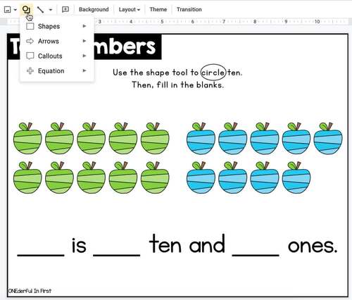 Teen Numbers for Google Slides by ONEderful In First | TPT