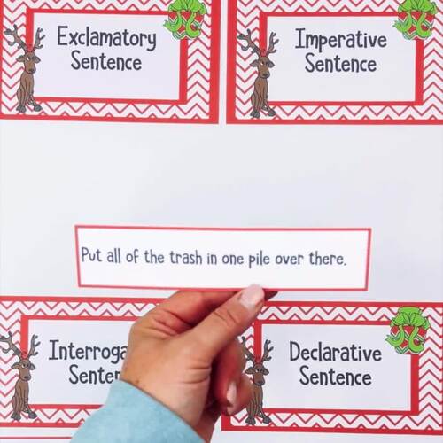 Kinds of Sentences Sort and Center Activity | TPT