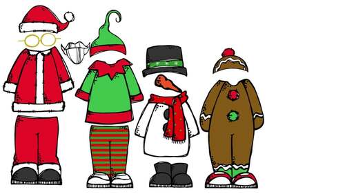 Build A Kidlette clip art, Christmas clip art COMBO PACK by Melonheadz ...