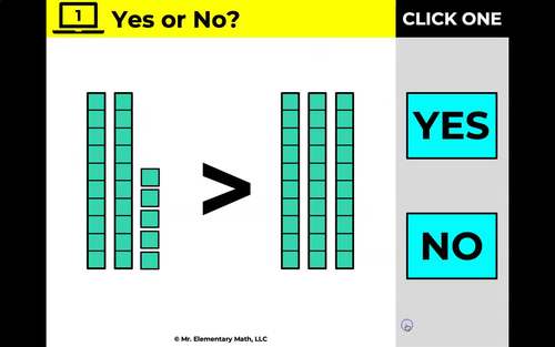 1st Grade Comparing Numbers Digital Math Games | Distance Learning