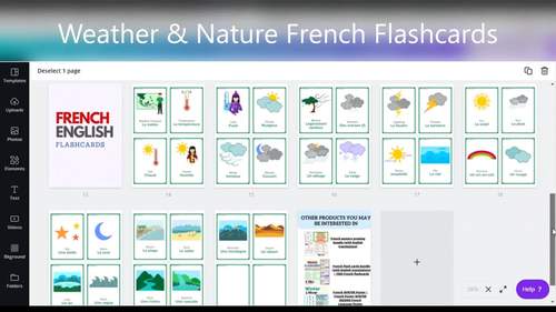 Tagalog weather flashcards | Tagalog nature flashcards by Language Forum
