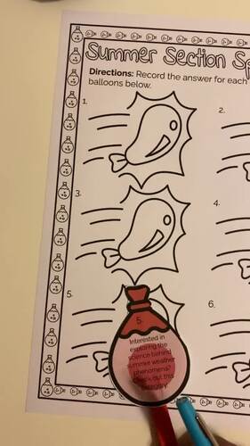 May Summer Library Lesson Game Activity by Black Girl in the Library