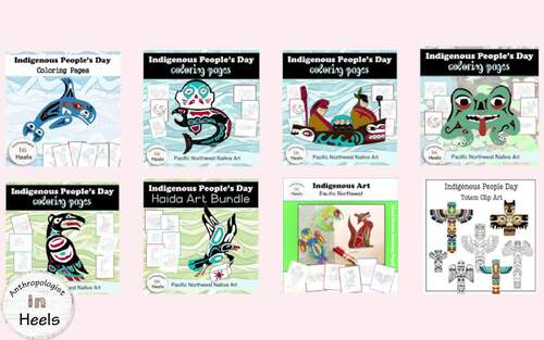 raven totem coloring pages