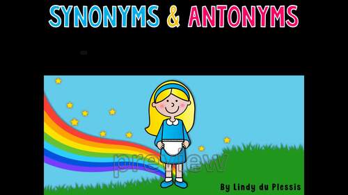 Synonyms and Antonyms PowerPoint, Worksheets, & More 1st - 3rd ...