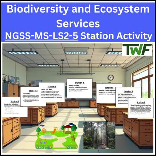 Biodiversity and Ecosystem Services - Station Activity - NGSS-MS-LS2-5