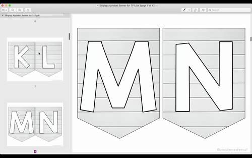 Rustic Farmhouse Shiplap Alphabet Banner Bulletin Board Decor | TPT