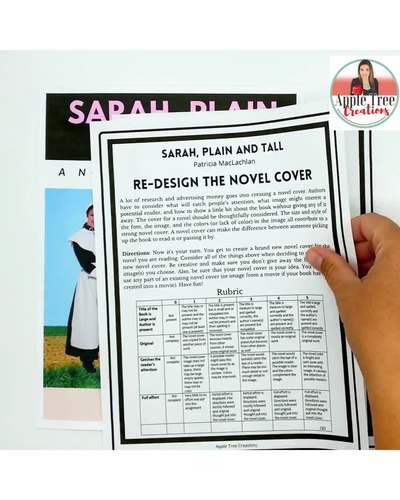 Sarah Plain and Tall Novel Study by Apple Tree Resources | TPT