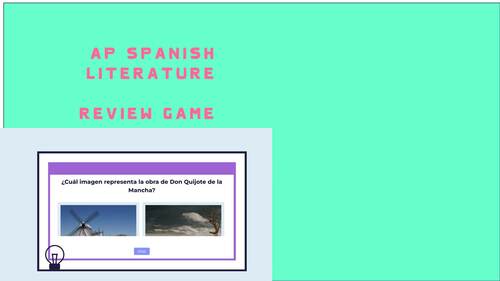 AP Spanish Literature Review Game by THESPANGLISHMOM | TPT