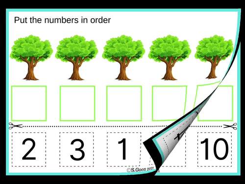 Rote counting to 100 Cut and Paste Activity by Disha Digital School