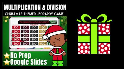 Christmas Multiplication & Division,Test Prep Google Slides Jeopardy ...
