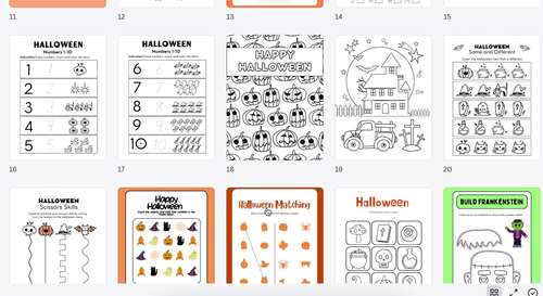 Halloween Activity Sheets | 30+ Printable Games & Coloring Pages for Kids