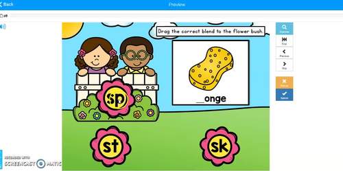 Google Classroom S Blends BOOM Cards™ | Spring Distance Learning