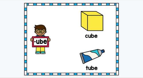 CVCe Long U Digital and Printable Interactive Slides (Long U, Silent e ...