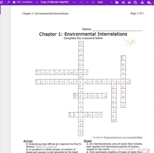 Comprehensive Science | Environmental Science | Semester 1 BUNDLE