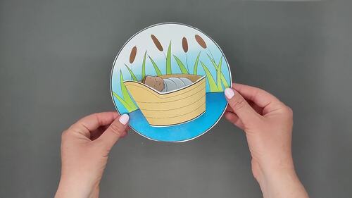 Moses in the Basket 3d Craft by 10 Minutes of Quality Time | TPT