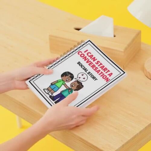 Starting Conversation Starters Social Story: Poster, Reflection Sheet ...