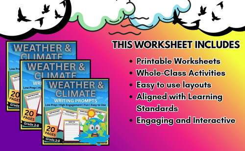 Weather Wonders: Creative Writing Prompts for Young Scientists (Grades 3-8)
