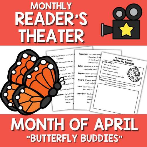 April Readers Theater Activity | Fun Play for Reading Small Groups ...