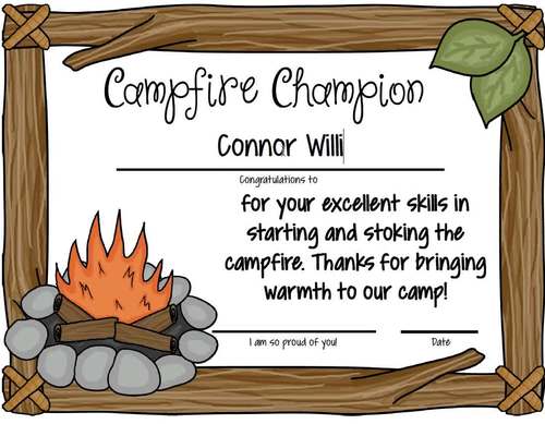 Awards Camp Awards Editable Awards by The Teacher Gene | TPT