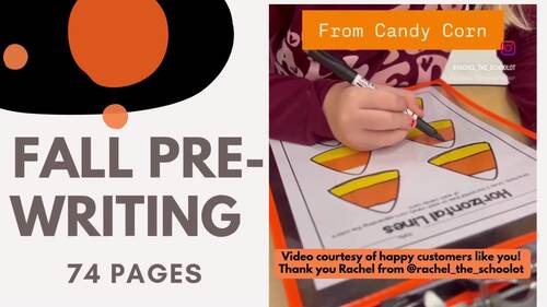 Fall Prewriting Worksheets - Occupational Therapy Pre-Writing Stroke ...