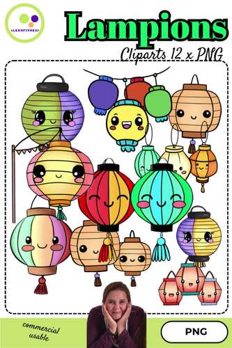 Lantern cliparts | commercial use | Festival of Lights | Birthday