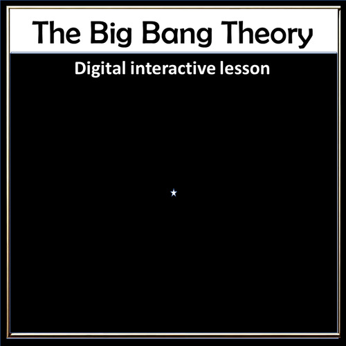 The Big Bang Theory Digital Resource with Interactive Activities No Prep
