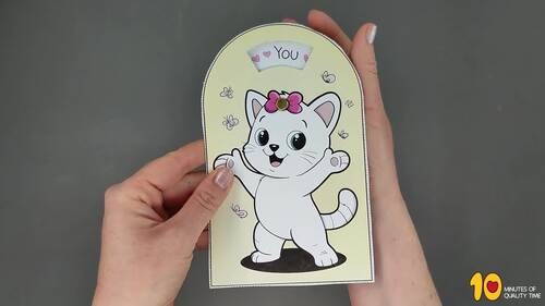 Mother’s Day – I Love You – Cat Craft by 10 Minutes of Quality Time