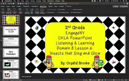 Grade 2 CKLA | Domain 8 | Listening and Learning Slideshows | TpT