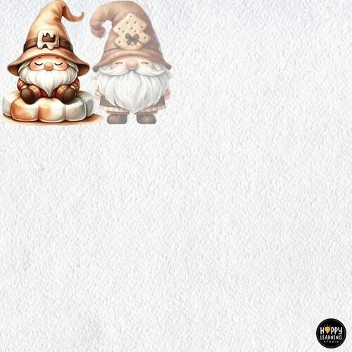 Smores Gnomes Clipart Bundle, 30 Cute Watercolor Smore's Gnome PNG files
