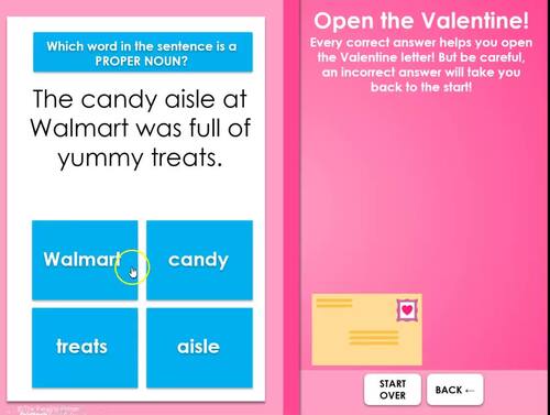 EDITABLE Common and Proper Nouns Digital Hunt Game for FEBRUARY | TPT