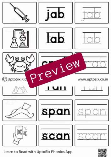 Word Families: Kindergarten, 1st Grade | Phonics Worksheets I CVC Words