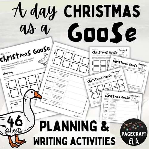 A Day as a Christmas Goose | Planning and Narrative Writing | Point of View