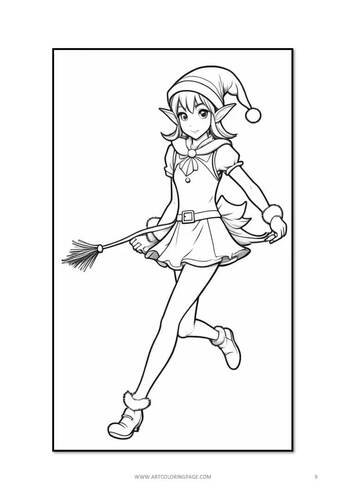 Elf Concealer Colors Vol 10 – 100 Pages of Magical Holiday Coloring Fun!