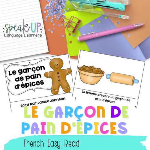 Le garçon de pain d’épices French Fairy Tale Emergent Reader Beginning ...