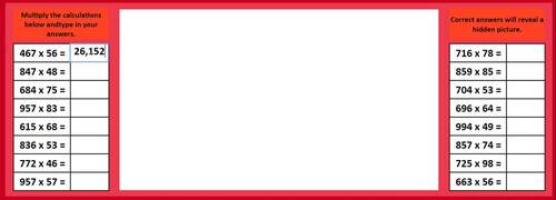 Mystery Digital Pixel Art NO PREP - Poppies 3-digit by 2-digit ...