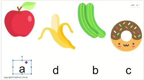 Alphabet Matching Game by A-Z Infinity | TPT