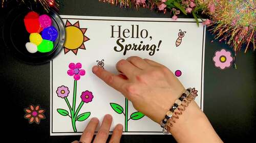 Spring Keepsake Craft | Easy Flower & Butterfly Paint Art for Kids ...