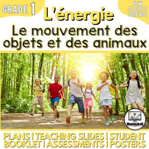 FRENCH ENERGY - Movement of Objects and Animals: Gr 1 Alberta New ...