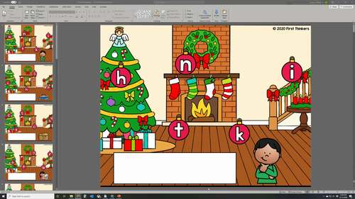 Digraphs Digital Christmas Phonics Activities Google Slides Seesaw ...