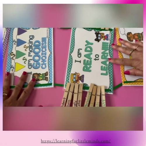 Editable Behavior Chart | Clip Chart | Polka Dot by Learning for Little ...