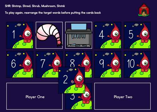 Digital Alien Complex Clusters Articulation Memory Game by Jennie's ...