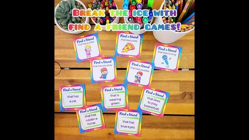 Back to School Ice Breaker, Get to Know You, Find Someone Who Movement ...