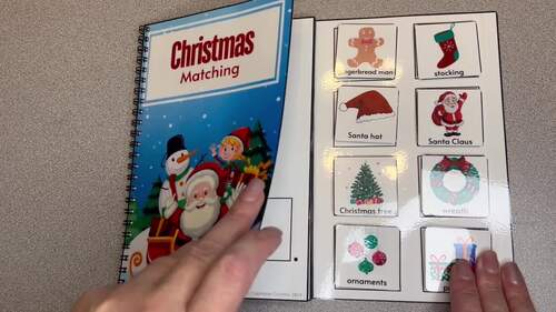 Christmas Matching Adapted Book / Christmas Matching Adaptive Book