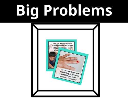 Big Problem Little Small Problem Using Real Life Picture Scenarios ...