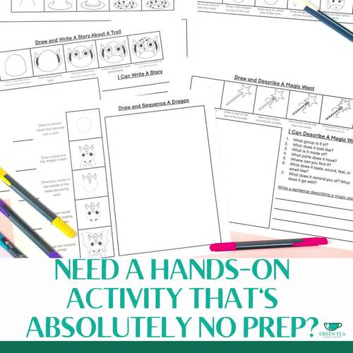 Fantasy Directed Drawings - 5 Step Sequencing & Multistep Directions ...