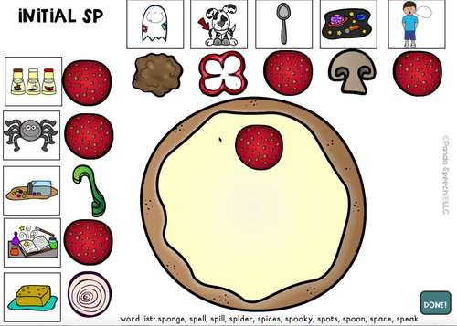 Pizza Articulation BOOM Cards: Blends Pack Distance Learning by Panda ...